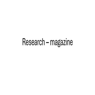 research magazine coursework willow dryden | PDF
