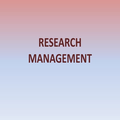 RESEARCH MANAGEMENT 1.pptx