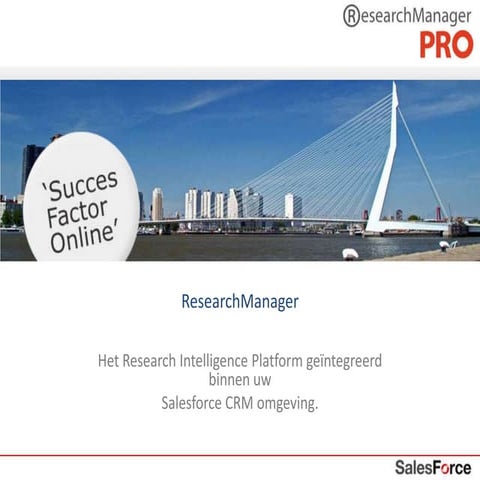 ResearchManager Nu 90 Dagen Gratis! | PPT