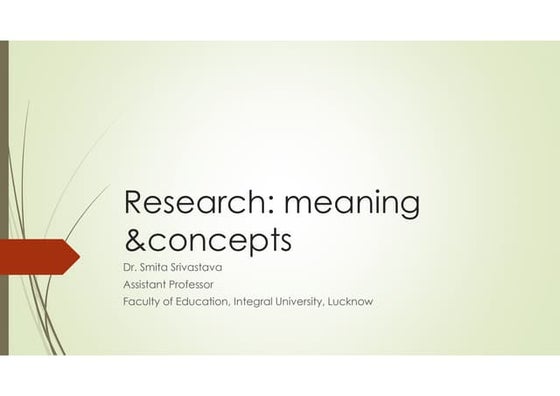 Basic research vs. action research | PPTX | Education