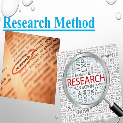 Research method LeveL 2 BTEC | PPTX