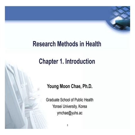 Research method ch01 introduction | PDF
