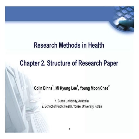 Research method ch02 structure of thesis | PPT