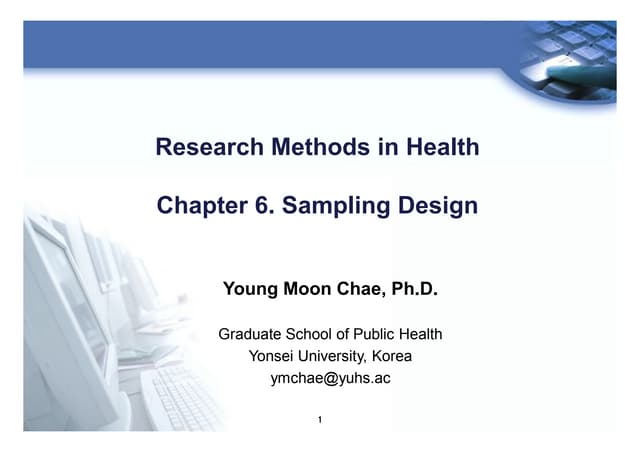 Sampling in research | PDF