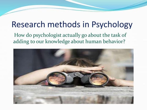Scientific methods of research | PPT
