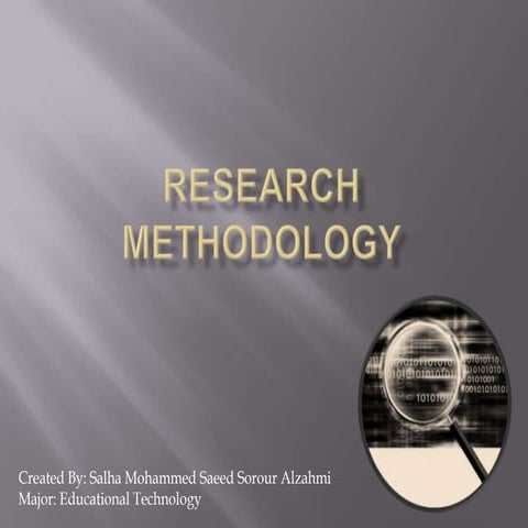 Research methodology | PPTX