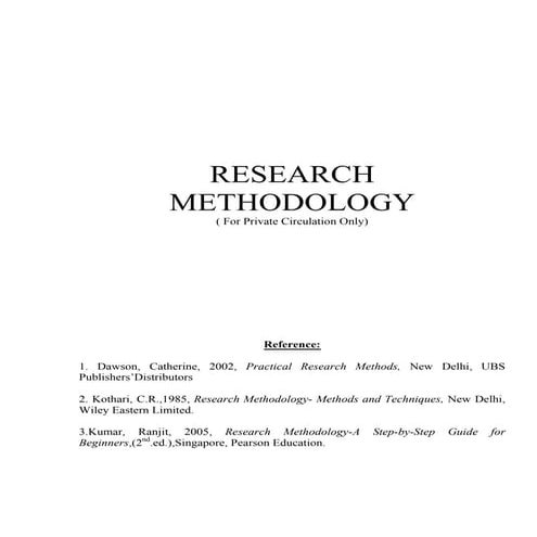 Research methodology | PPTX
