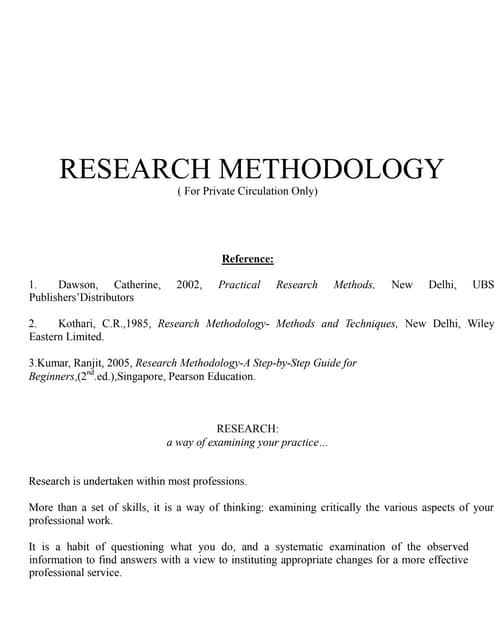 Research Methodology Basics - I | PPTX | Educational Assessment | Education