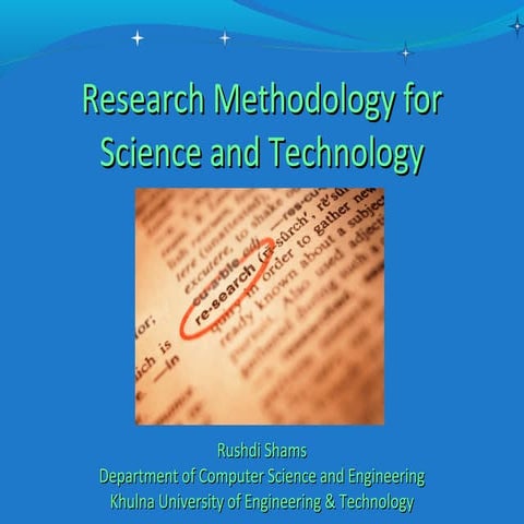 Research methodology | PPT