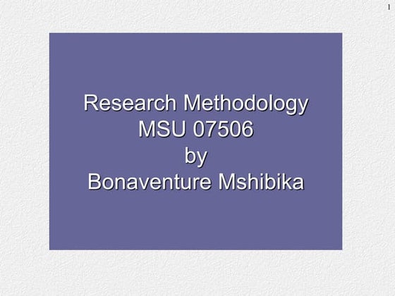 Introduction to Research - Biostatistics and Research methodology 8th ...