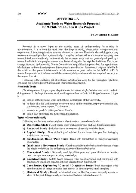 Research methodology and IPR notes for au | PDF