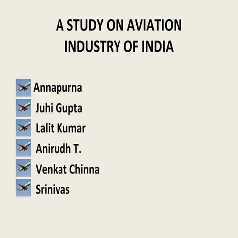 Research methodology aviation industry | PPT