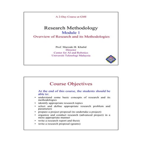 Research methodology notes | PDF