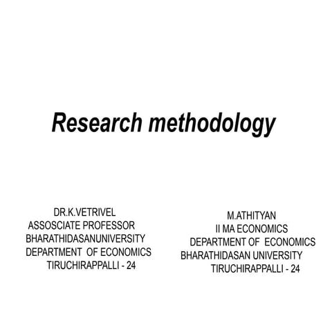 Research Methodology OBJECTIVE QUESTIONS | PPTX