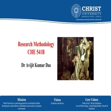 Research Methodology for course work students | PDF