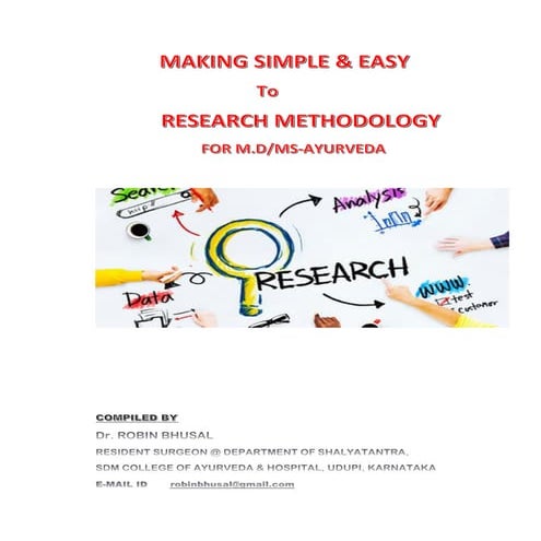 Research methodology for ayurveda MD/MS | PDF
