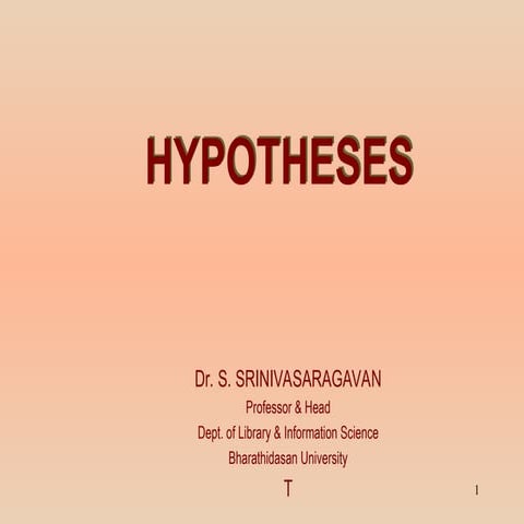 Research Methodology hypothesis.ppt new member | PPT