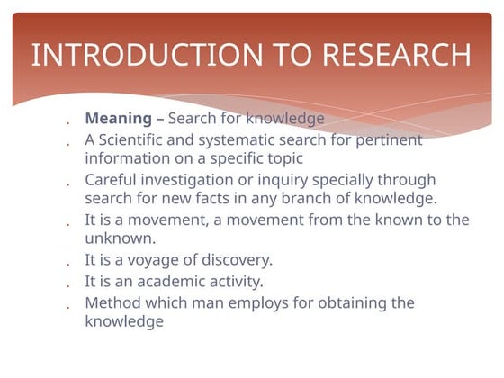 Criteria of a good research | PPT
