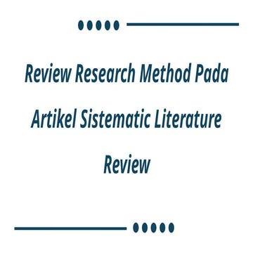 Research Method Pada Sistematik Literatur Review.pptx