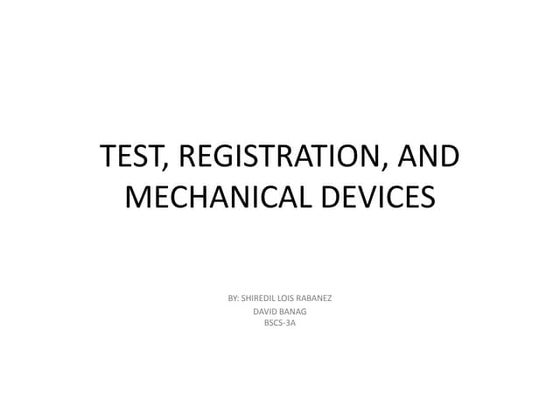 Type and classification of test | PDF | Science