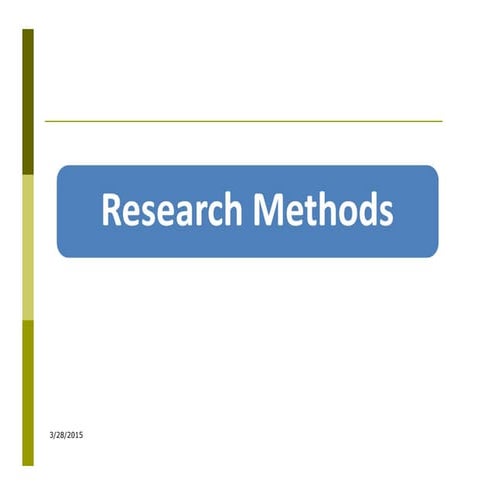Research methods | PDF