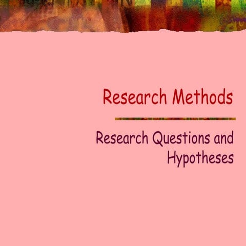 Research methods | PPT | Educational Assessment | Education