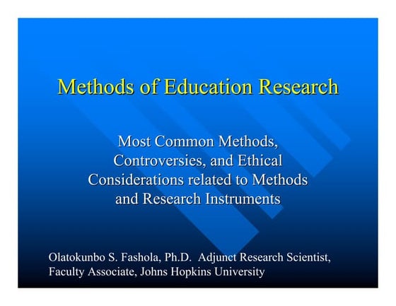 Positivist research methods include | PPT