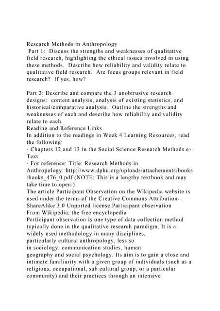 Research involves measurement scales, of which there are four type.docx