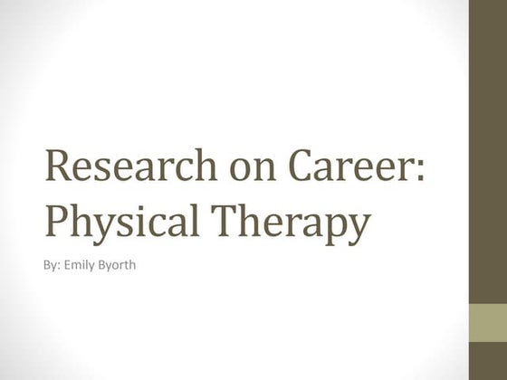 Research on career | PPT