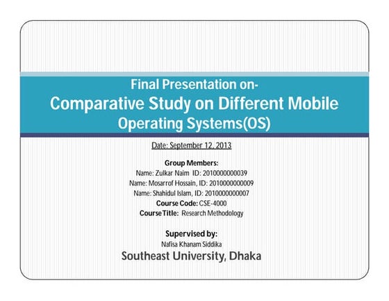 Mobile operating system | PPTX