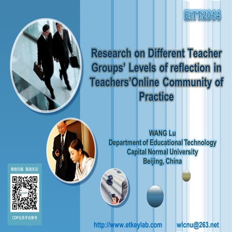 Research on different teacher groups’ levels of reflection in teachers ...