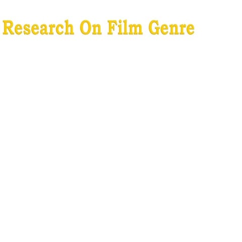 Main task plan (film genres) | DOCX