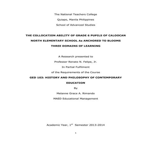 Research on ged 103 (1) | PDF