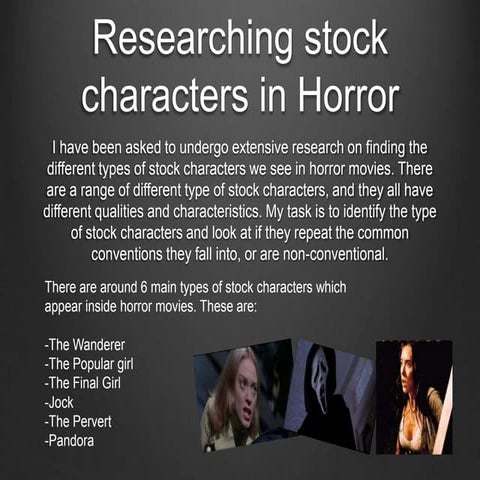 Research on stock characters(blog) | PPT