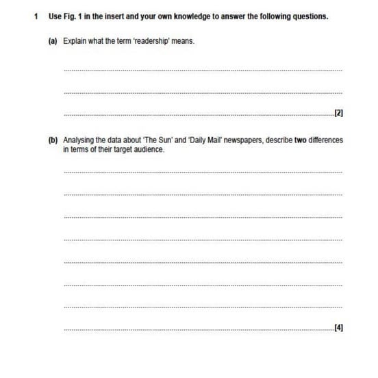 Unit 1 sample assessment material | PDF