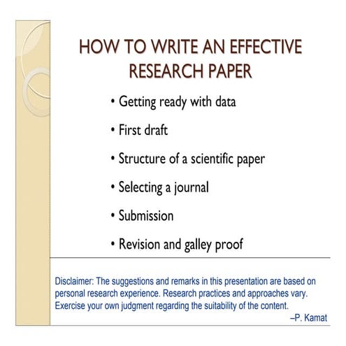 Research paper | PPT