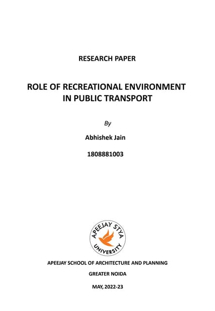 Inter state bus terminal - Library Study & Case Study | PPTX