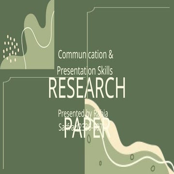 Presentation on Research Papers: Components of Research Paper.pptx