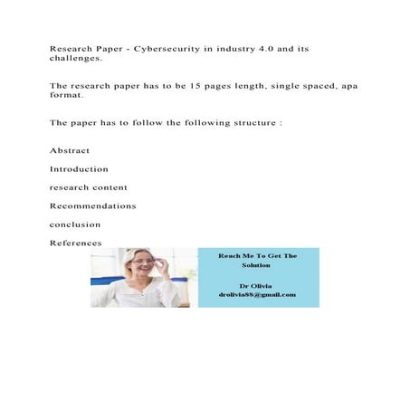 Research Paper - Cybersecurity in industry 4.0 and its challenges..docx