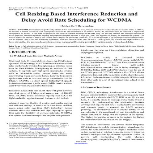 Researchpaper cell resizing-based-interference-reduction-and-delay-avoid-rate-scheduling-for ...