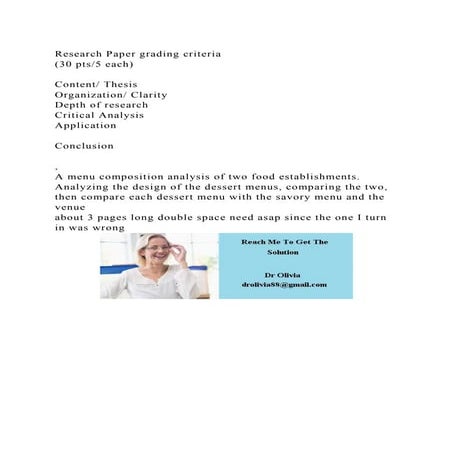 Research Paper grading criteria (30 pts5 each) Content Thesi.docx