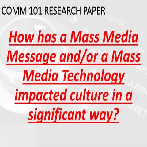 COMM 118 - Writing for a VOSOT (Broadcast Journalism) | PPTX