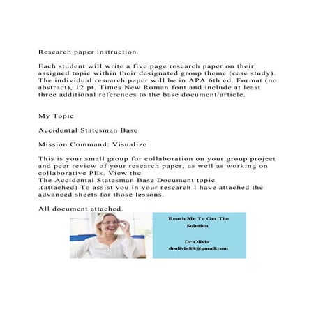 Research paper instruction.Each student will write a five pa.docx