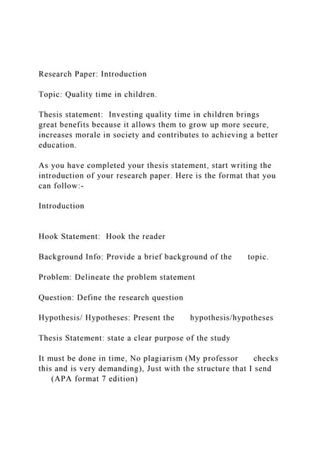 Research Paper Progress ReportThe progress report should inc.docx