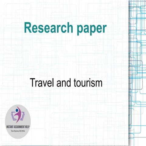 Research paper on travel and tourism | PDF