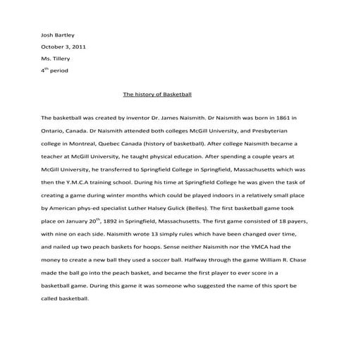 Research paper senior project | PDF | Basketball | Sports