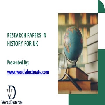 Research study report (RSR) History | PPTX