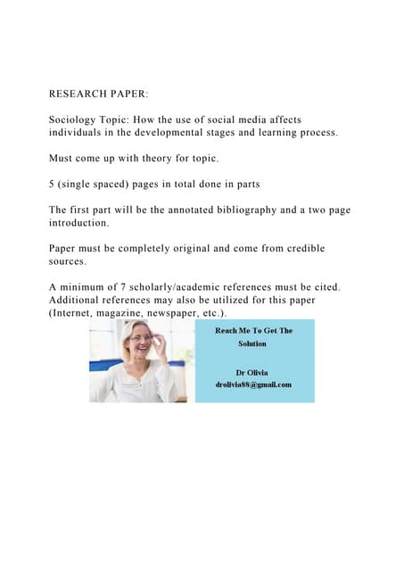 RESEARCH PAPERSociology Topic How the use of social media .docx RESEARCH PAPERSociology Topic How the use of social media .docx