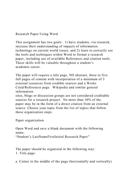 Research Paper Outline.ppt