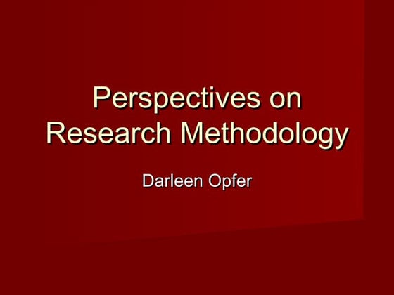 Philosophic stances of Qualitative Research | PPT